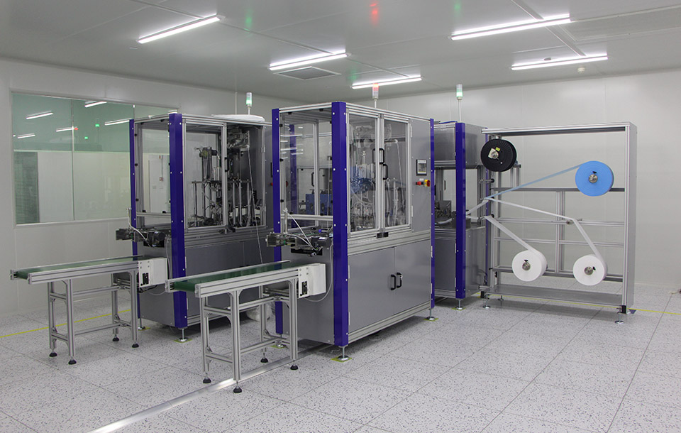 Full-Automatic OP Mask Production line with two stations-Healthcare ...